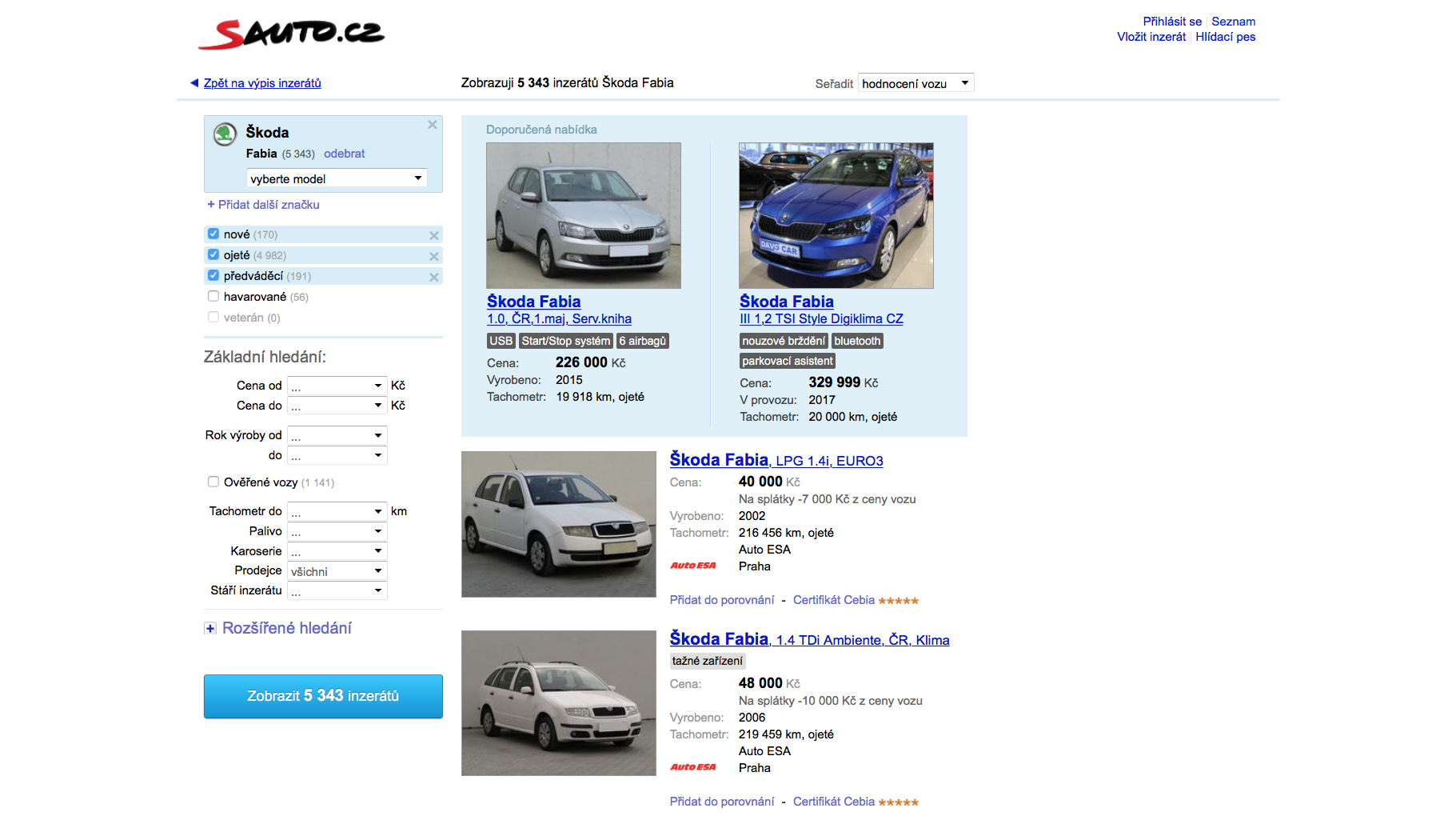 Při nákupu ojetého vozu nás zajímají náklady na servis, Sauto.cz nově ...