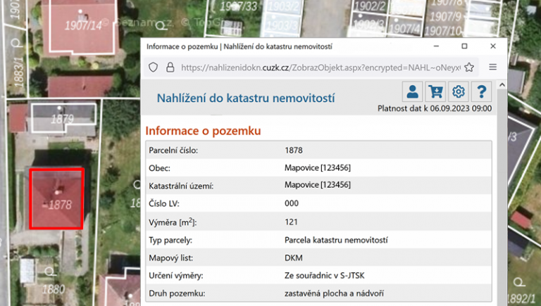 Katastrální mapa na Mapy.cz - Blog Seznam.cz