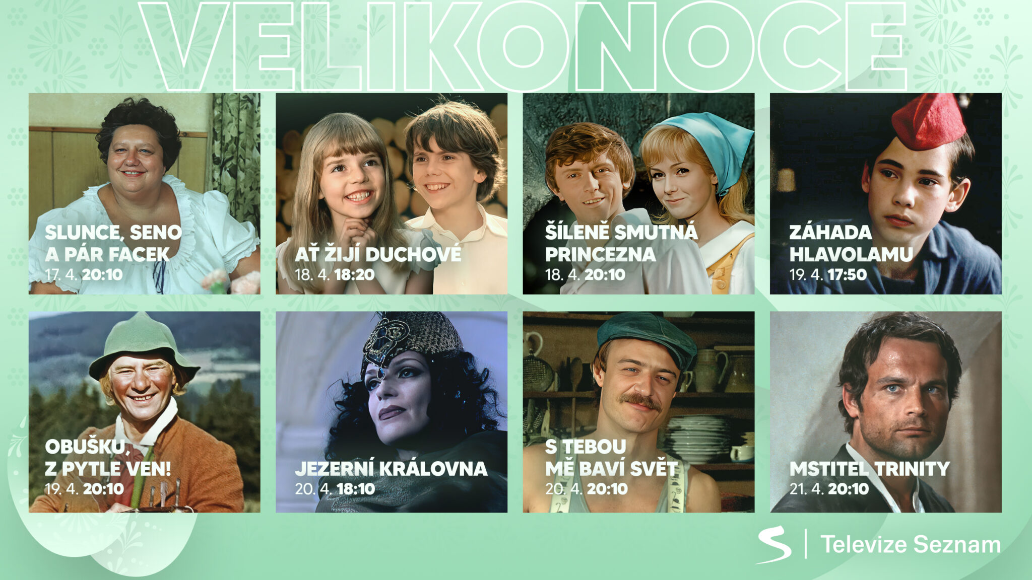 Velikonoce na Televizi Seznam budou plné pohádek a zábavy: Šíleně smutná princezna, S tebou mě ...